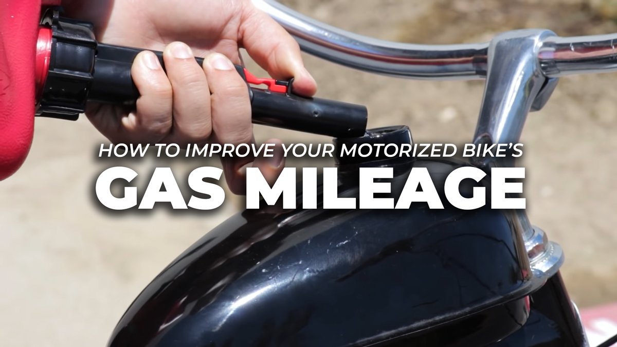 How to Improve Your Motorized Bike's Gas Mileage