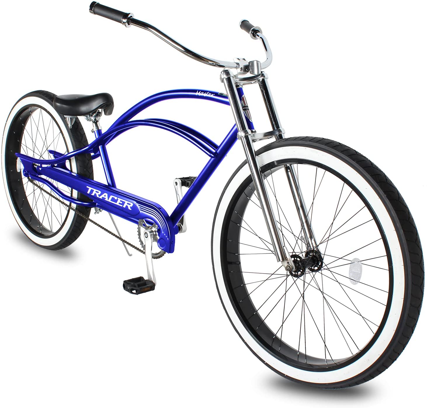 Tracer 29" Master 1-Speed Chopper Stretch Beach Cruiser Fat Tire Bike