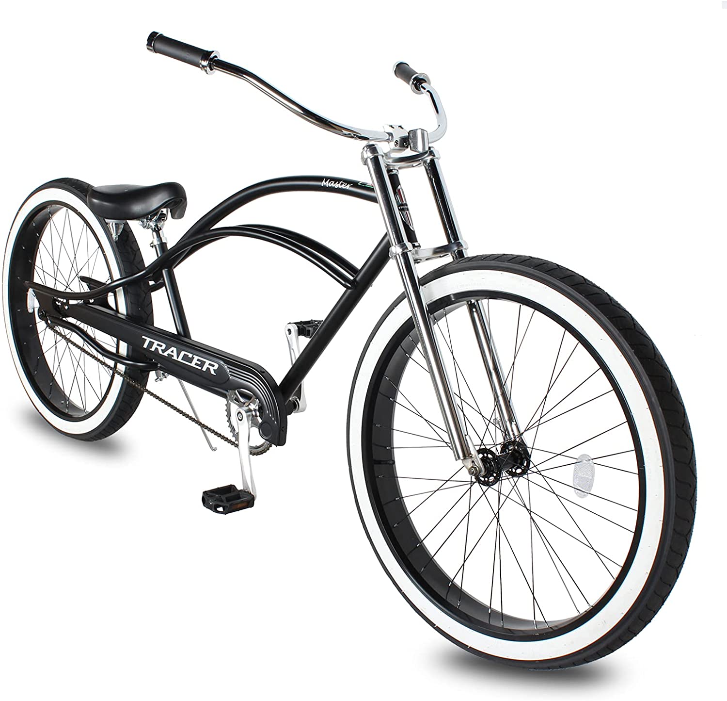 Tracer 29" Master 1-Speed Chopper Stretch Beach Cruiser Fat Tire Bike
