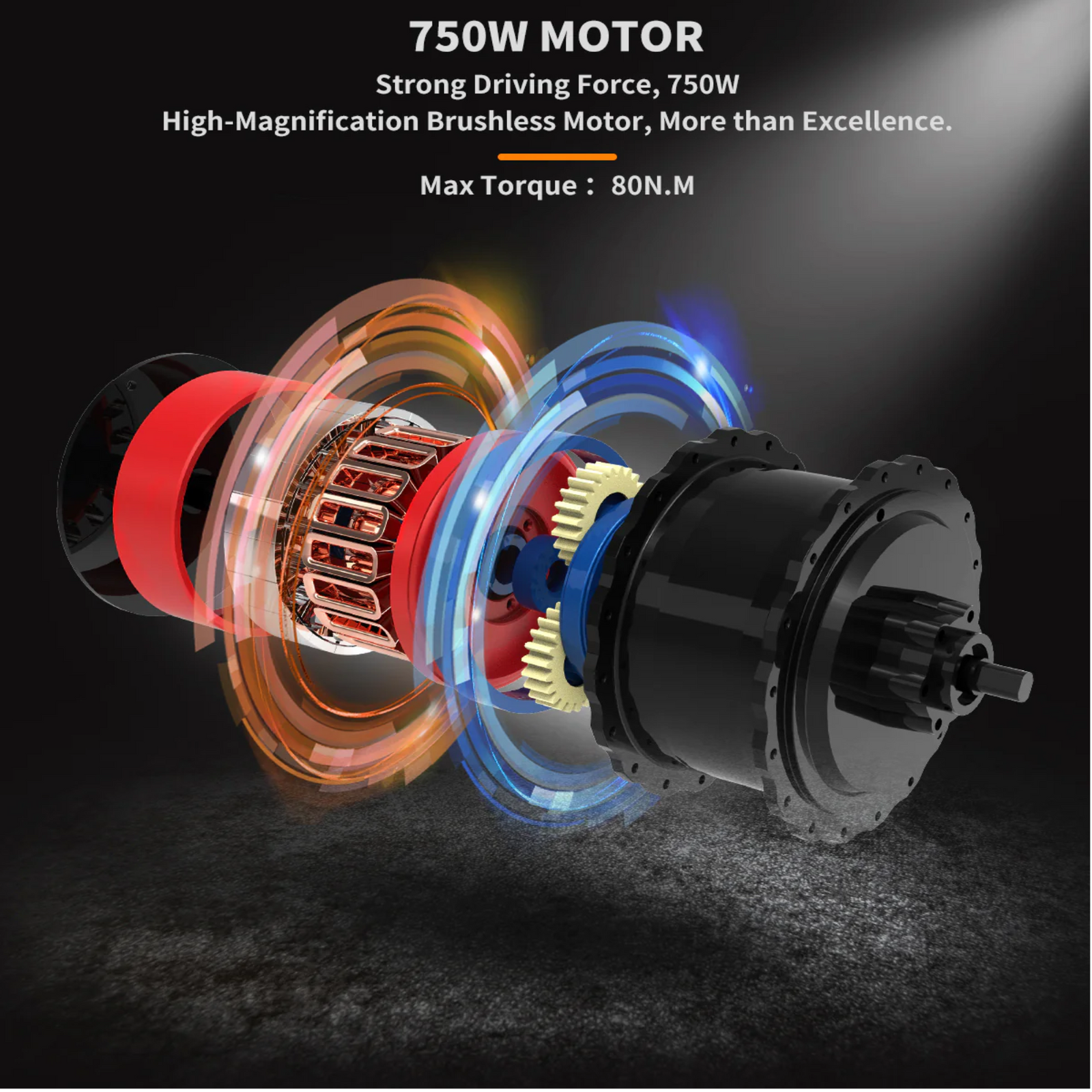 Aostirmotor 750W Storm Super Cool Electric Bike