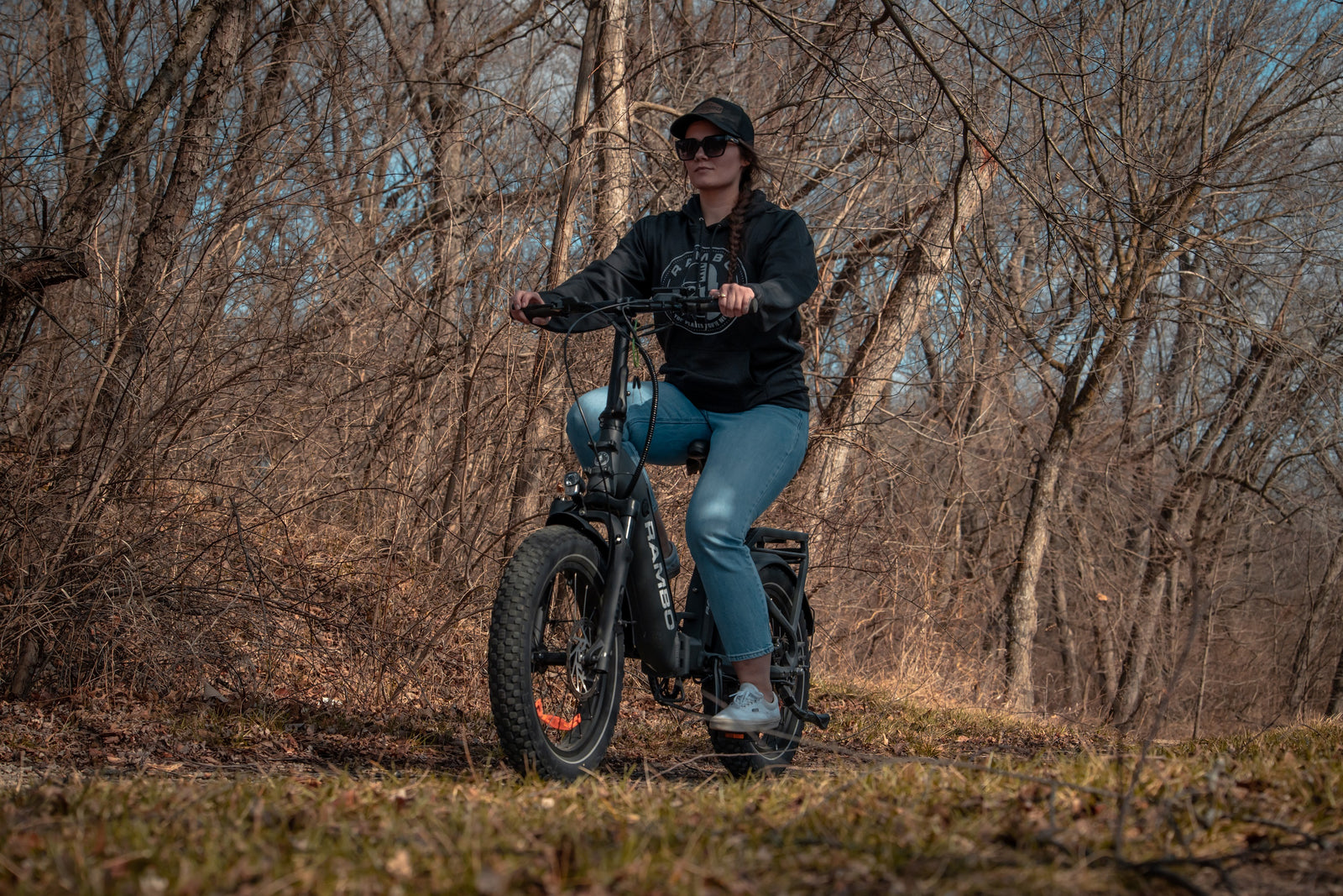 Rambo 750W Ranger Folding Step-Thru Electric Bike