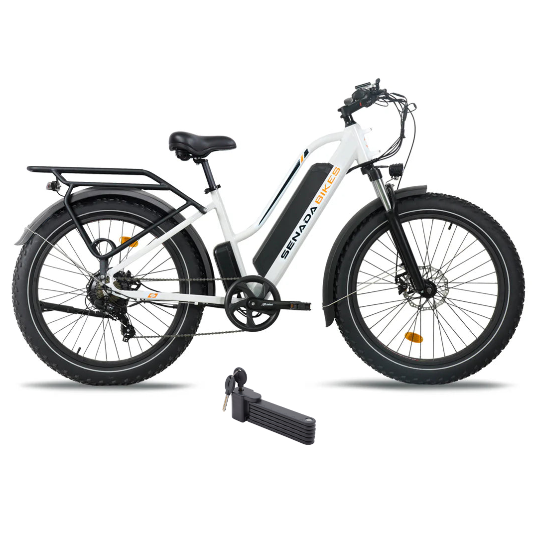 Senada Bikes 1000W 48V Herald Pro All-Terrain Comfort Fat Tire Step-Th