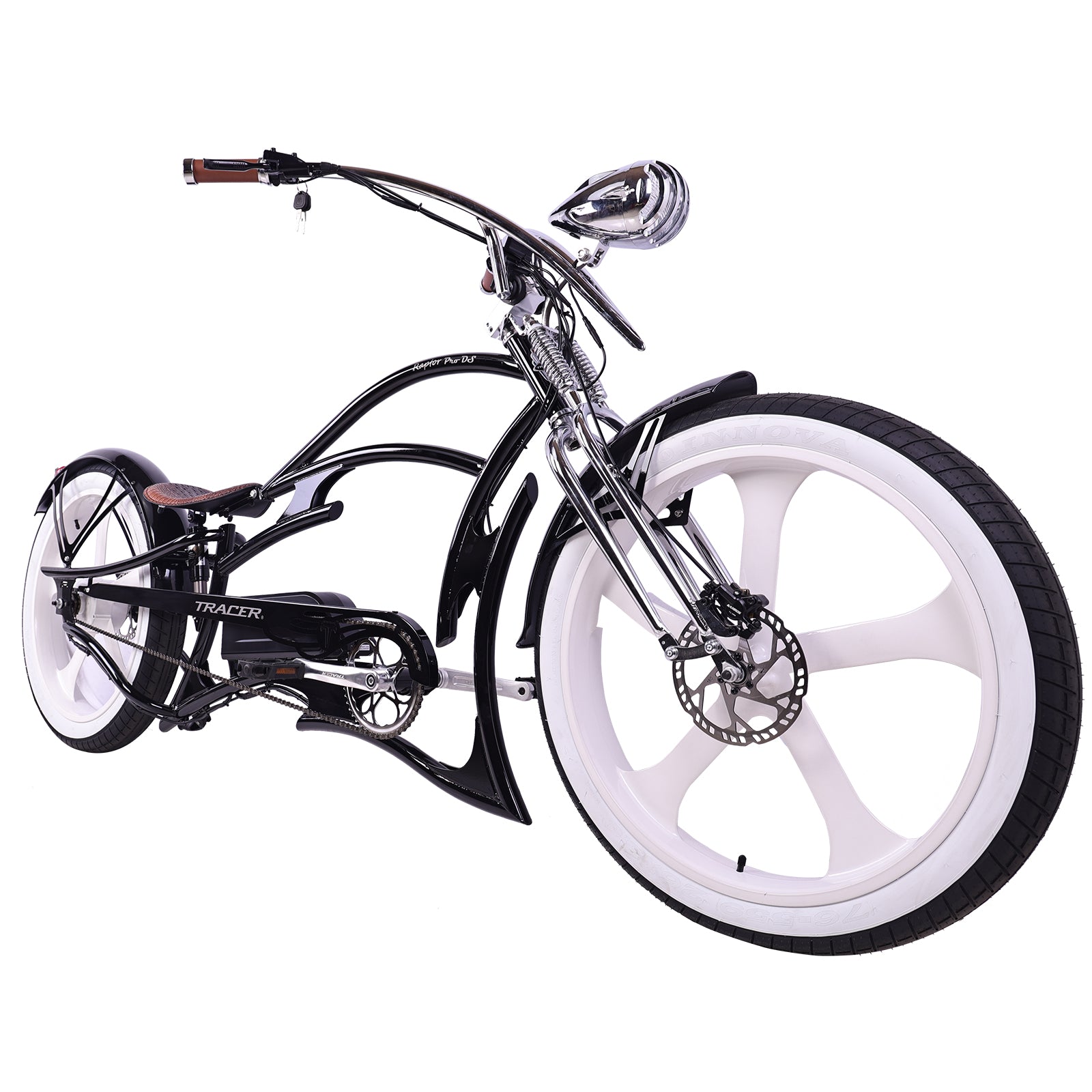 Tracer 800W 48V Raptor Pro DS Chopper Stretch Cruiser Fat Tire Electri