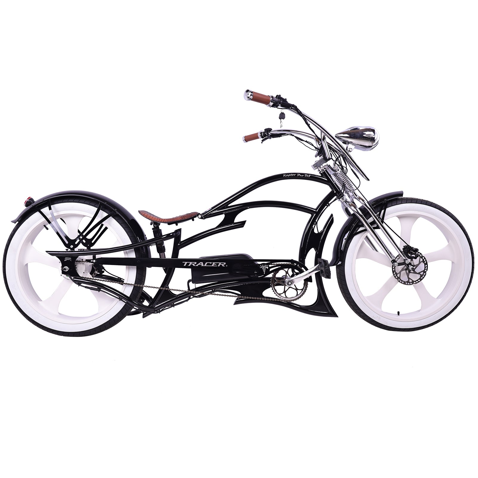Tracer 800W 48V Raptor Pro DS Chopper Stretch Cruiser Fat Tire Electri