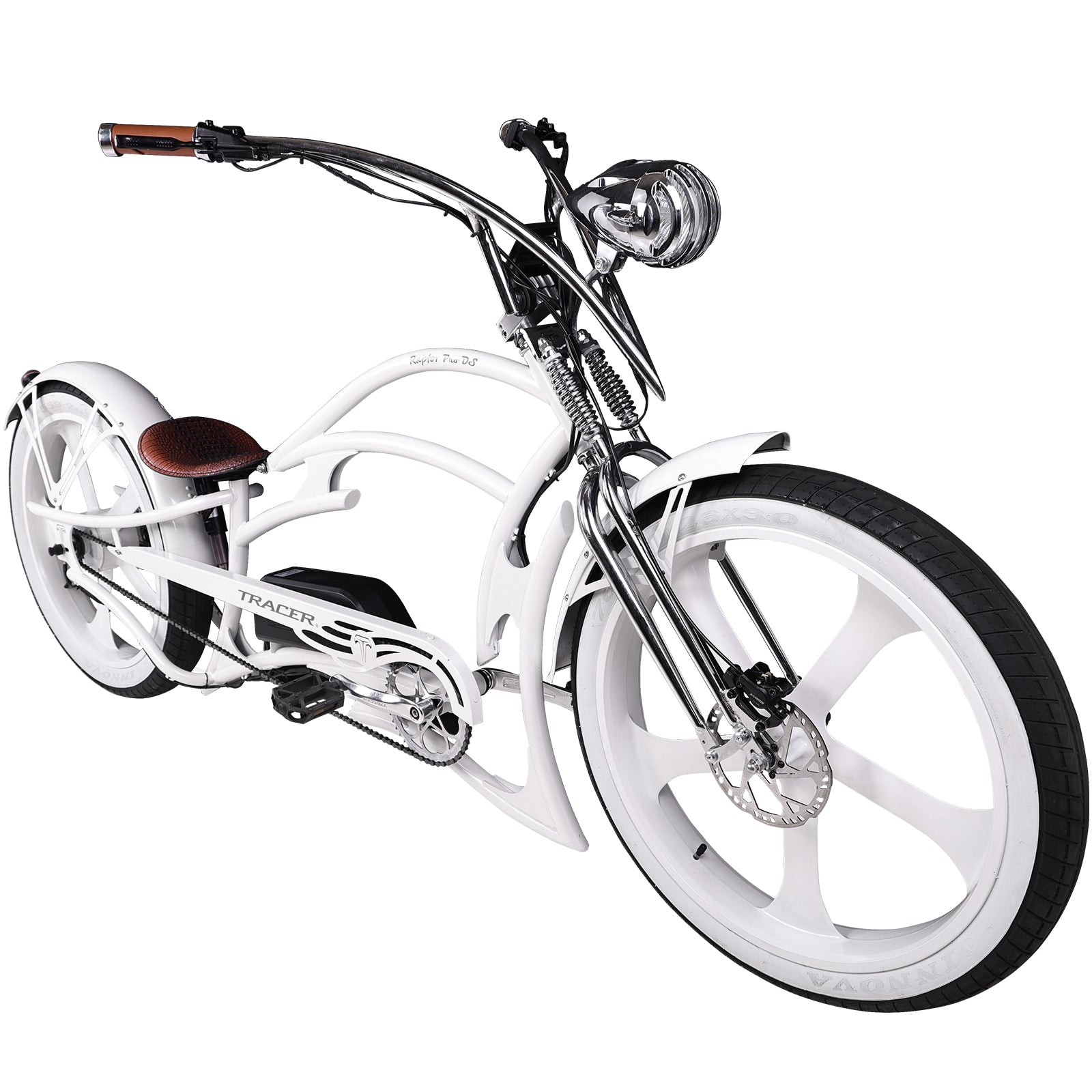 Tracer 800W 48V Raptor Pro DS Chopper Stretch Cruiser Fat Tire Electri