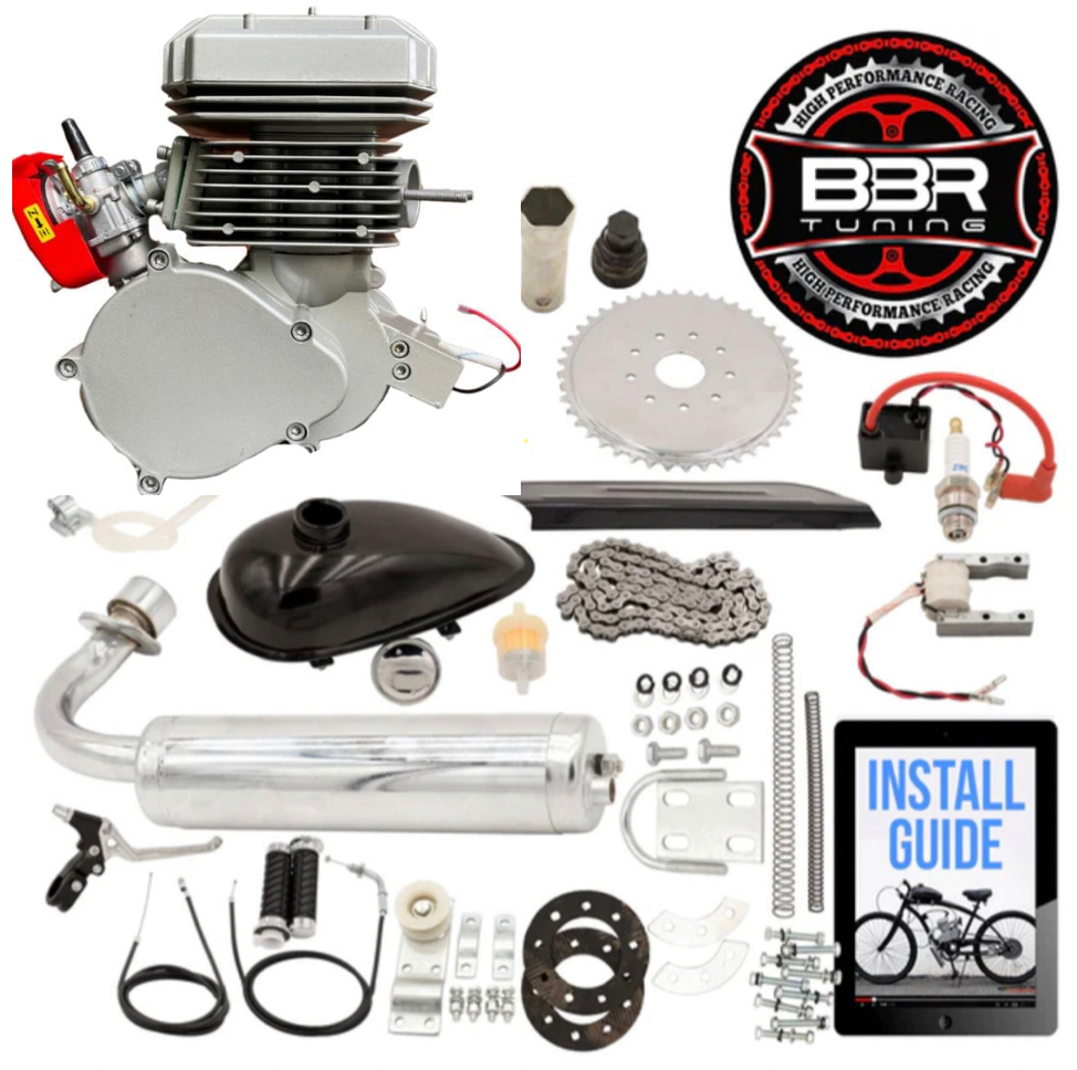100cc Engine - BBR Tuning 80/100cc 2-Stroke Motorized Bicycle Kit