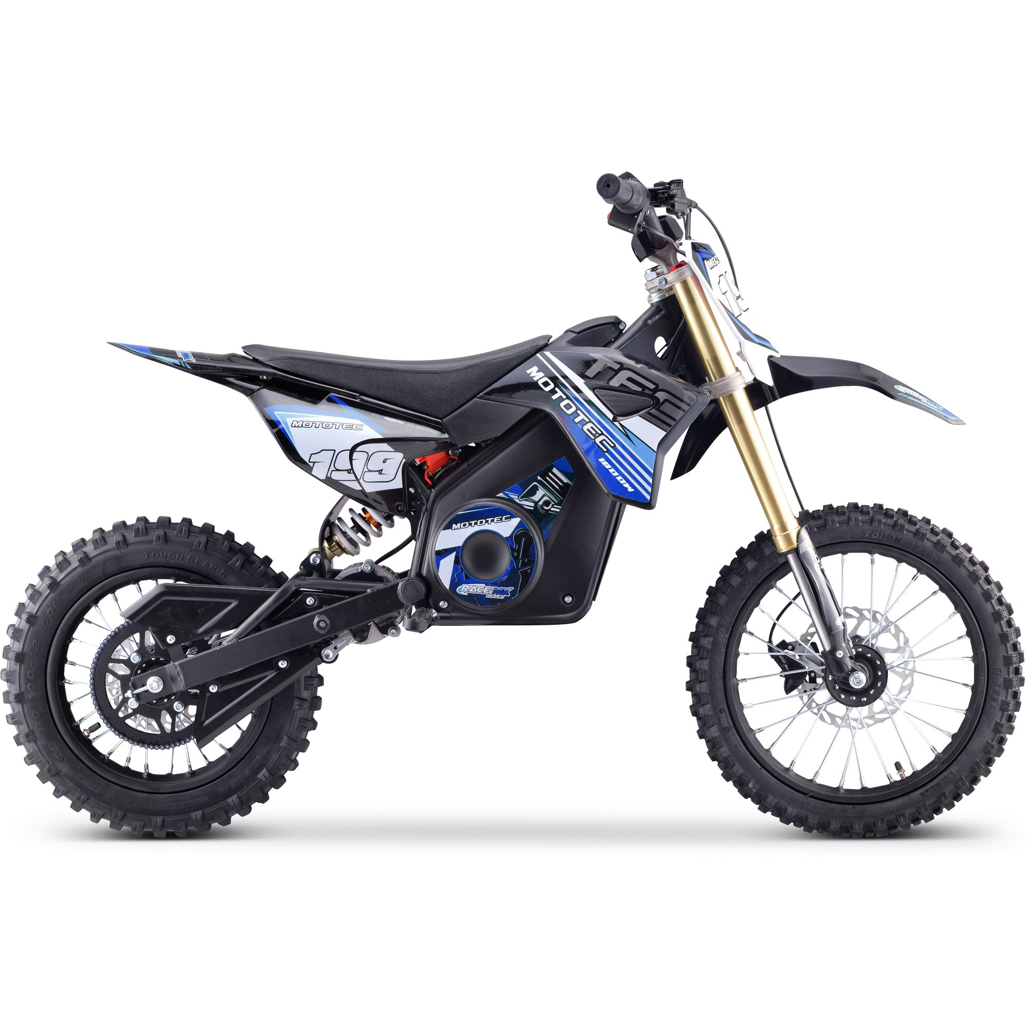 MotoTec 1800W 48V Pro Electric Dirt Mini Bike
