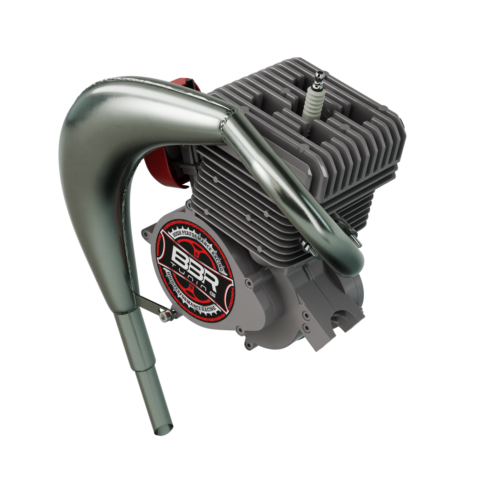 BBR Tuning MZ BOMBER Expansion Chamber (For 100cc and Bullet Train Eng