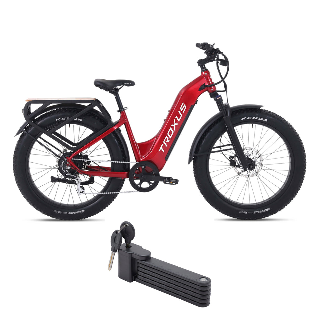 Explorer Plus Step-Thru E-Bike: 750W Motor, Fat Tire, 90-Mile Range