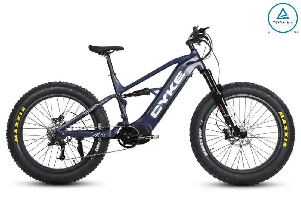 Falcon X Full-Suspension Ebike: 1000W Mid-Drive, 65-Mile Range