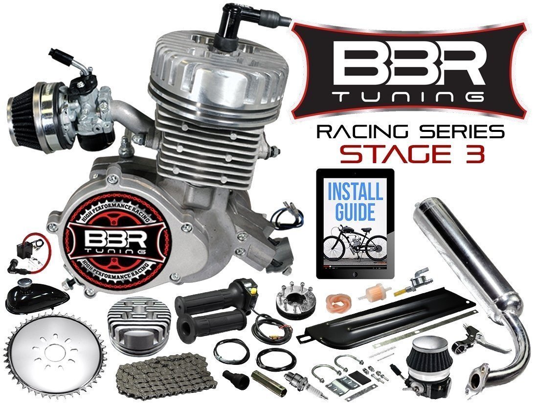 Stinger Motorized Bike + BBR Tuning 2-Stroke Stage 4 Performance Engin