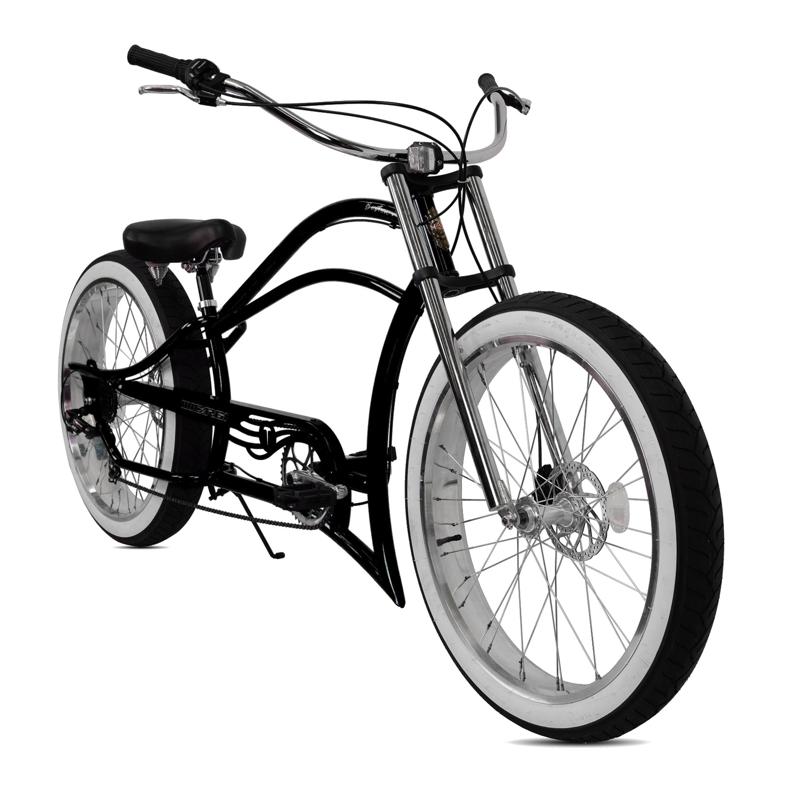 Micargi Bicycles 26" Boston 7-Speed Stretch Cruiser Bicycle