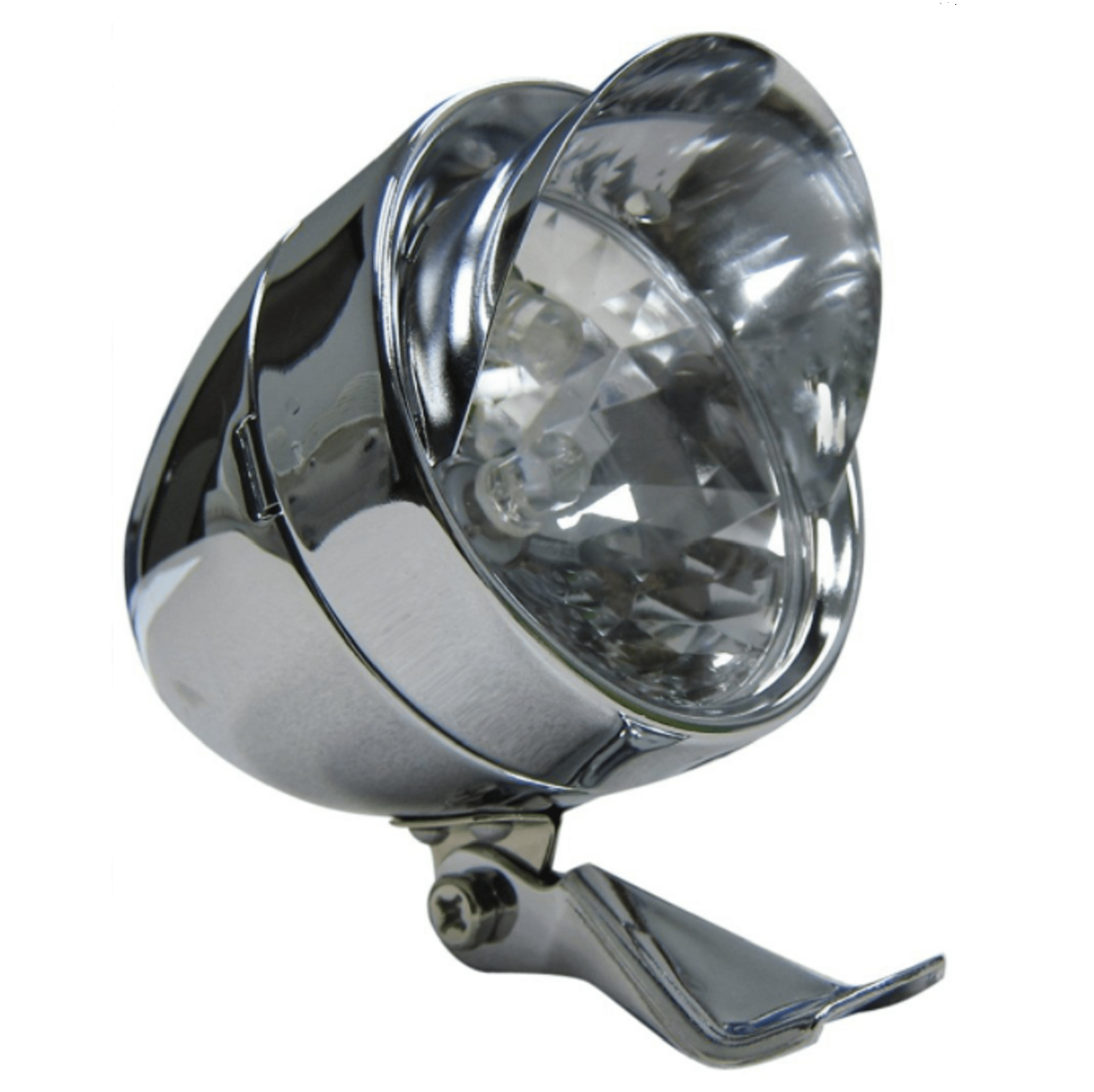 Bullet Head Light - Chrome, Incandescent