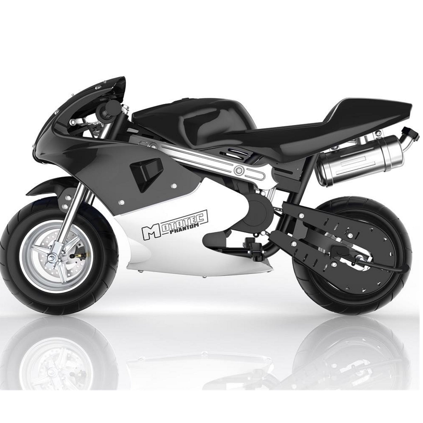 MotoTec 49cc Phantom Gas Pocket Mini Bike