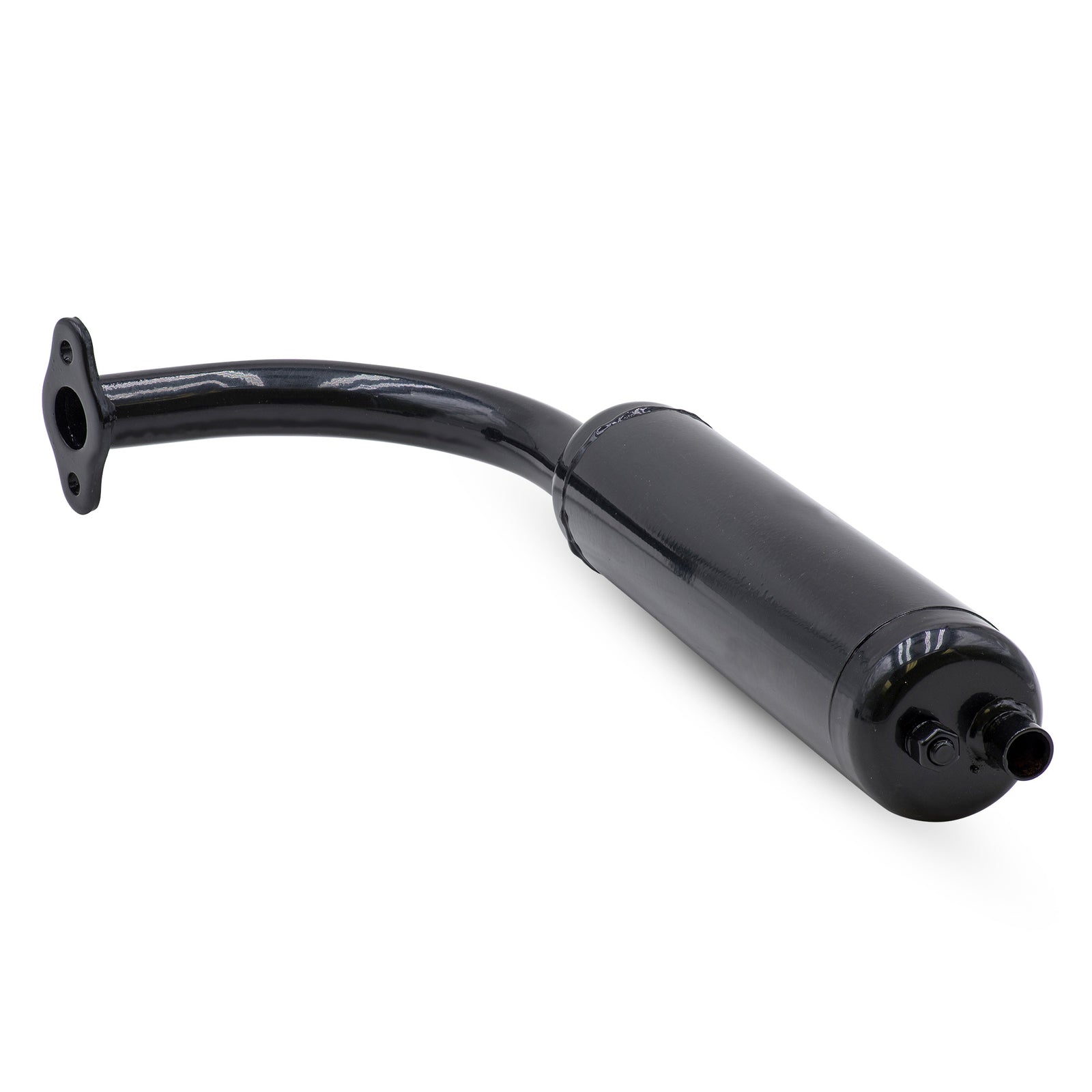 Motorized Bicycle Engine Exhaust Muffler – Black | BikeBerry