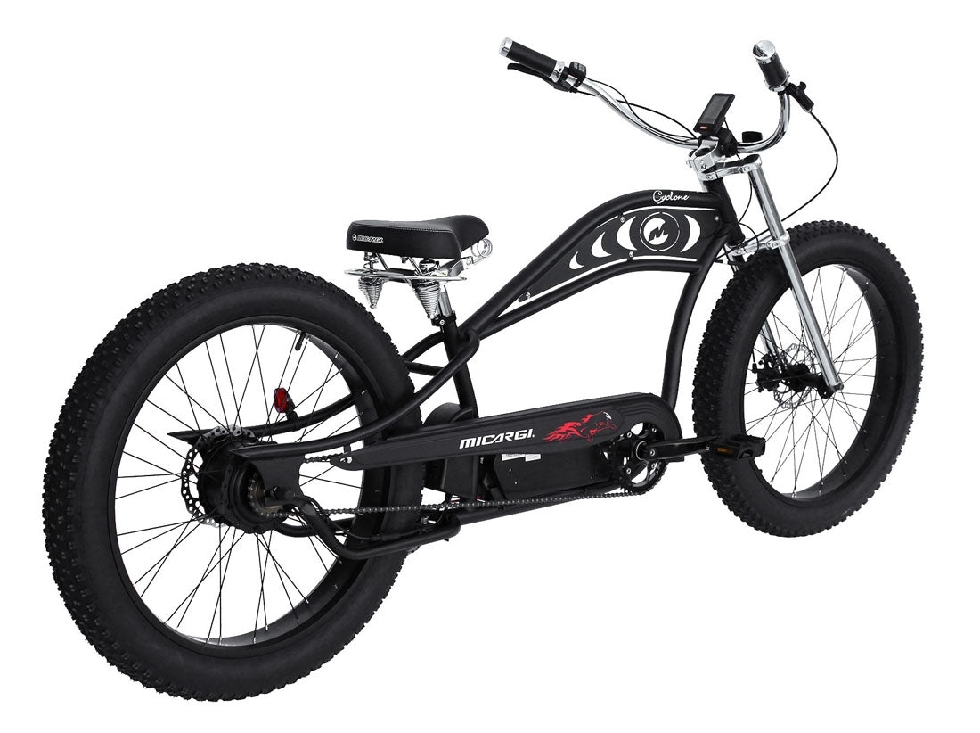 26" Micargi Cyclone 48V Electric Fat Tire Beach Cruiser
