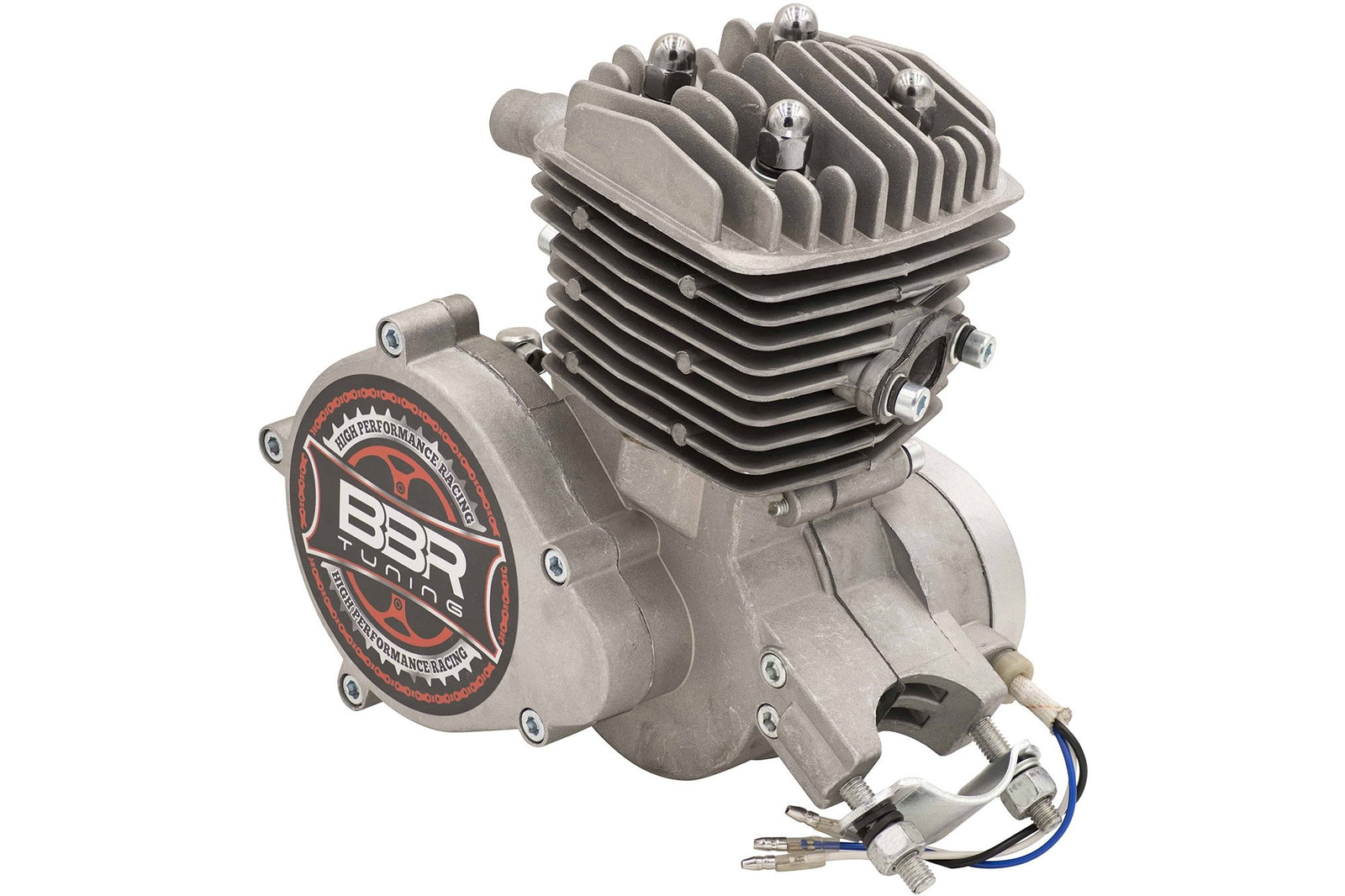 Flying Horse Engines - Silver Angle Fire 2-Stroke Bicycle Engine Kit